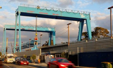 Australian first rail straddle carrier completes operation