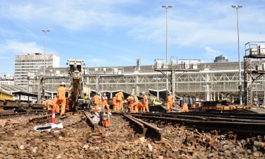 Network Rail replaces Waterloo track for a more reliable railway
