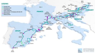 Status of ERTMS/ETCS on the Mediterranean Rail Freight Corridor